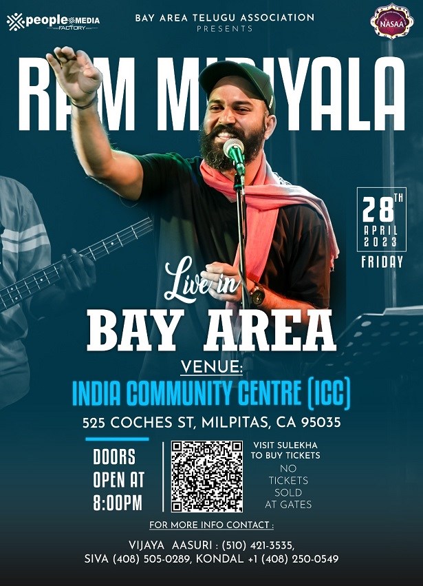 Ram Miriyala live in Concert Bay Area 2023 - India Currents
