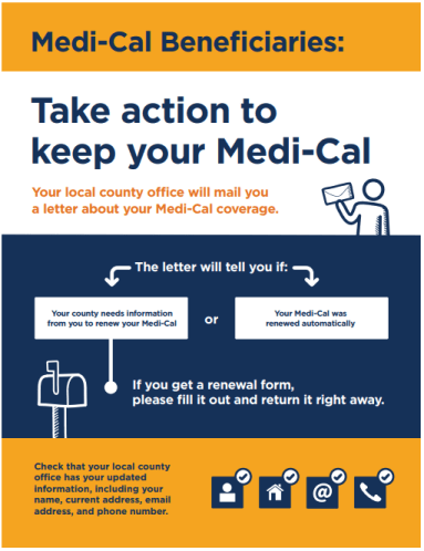 Keep Your Med Cal Coverage Act Now