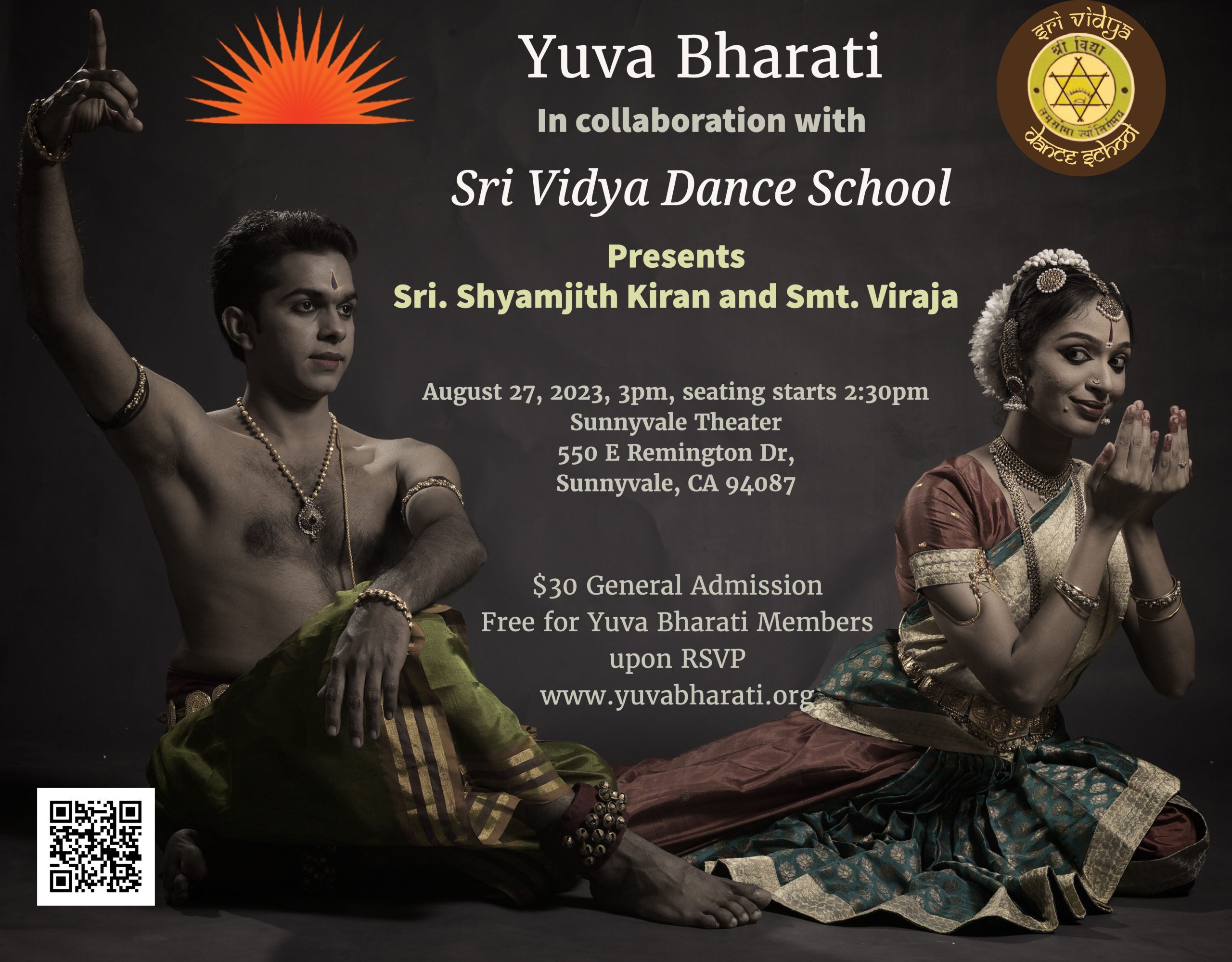Yuva Bharati In collaboration with Sri Vidya Dance School presents ...