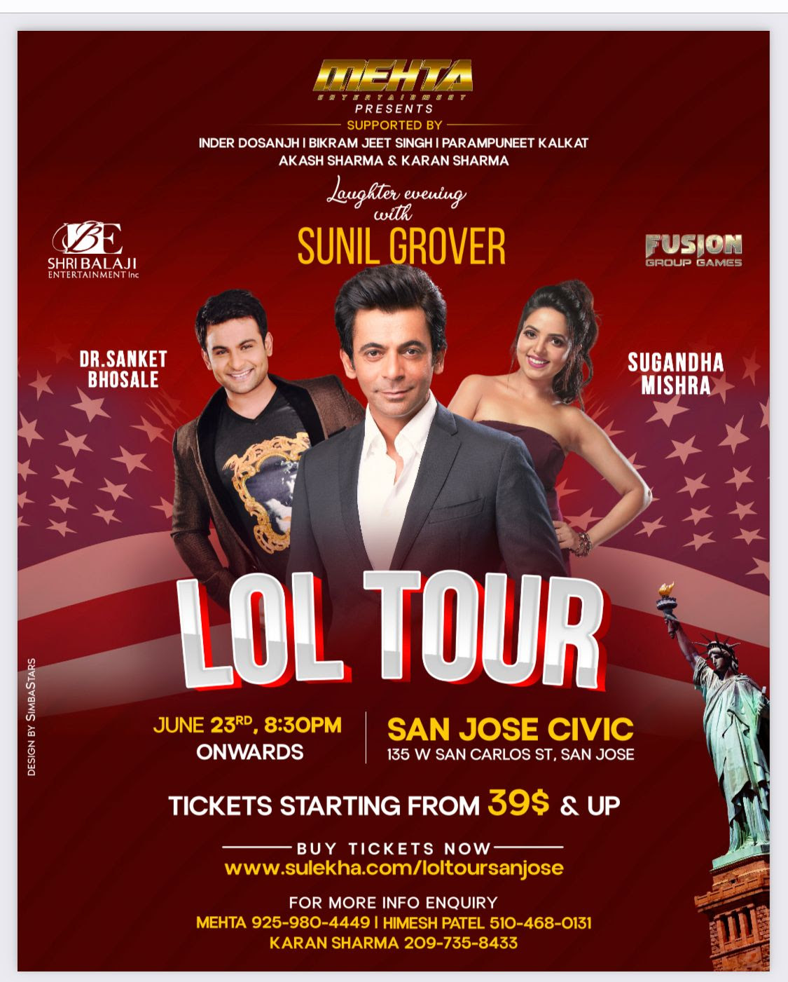 LOL Tour - Laughter Evening With Sunil Grover - India Currents
