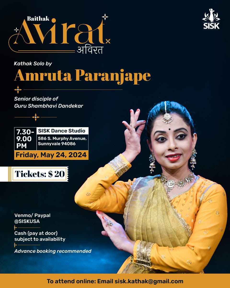 Kathak performance by Amruta Paranjape - India Currents