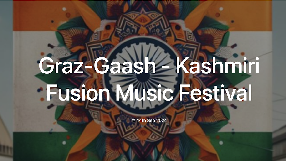 Graz-Gaash: A Kashmiri Fusion Music