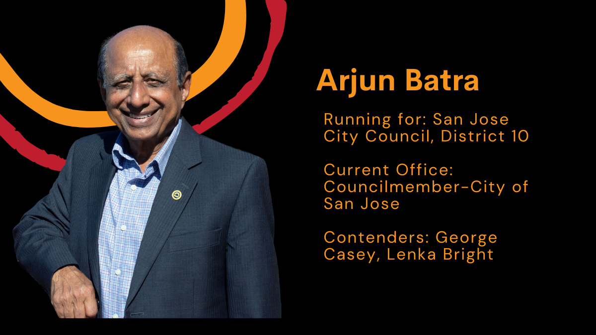 Desis On The Ballot: Arjun Batra For San Jose City Council, District 10