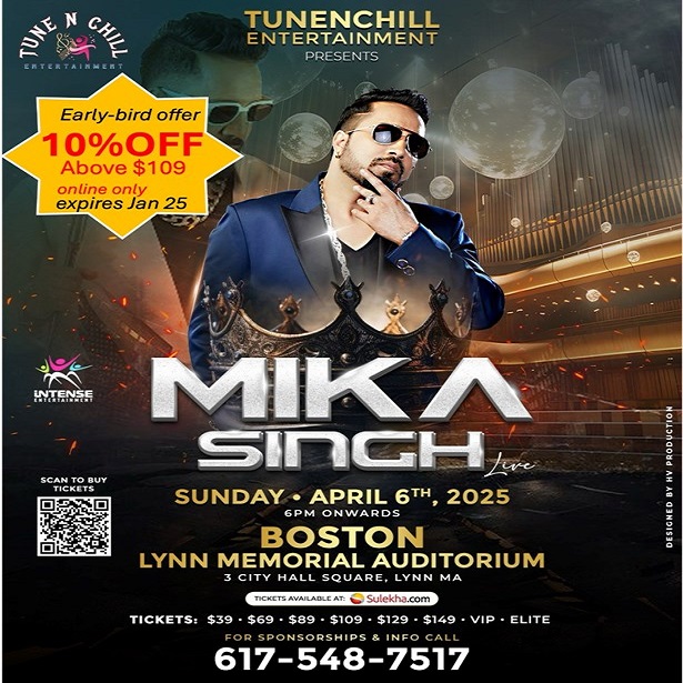 Party with KING MIKA SINGH Live in BOSTON Concert - India Currents